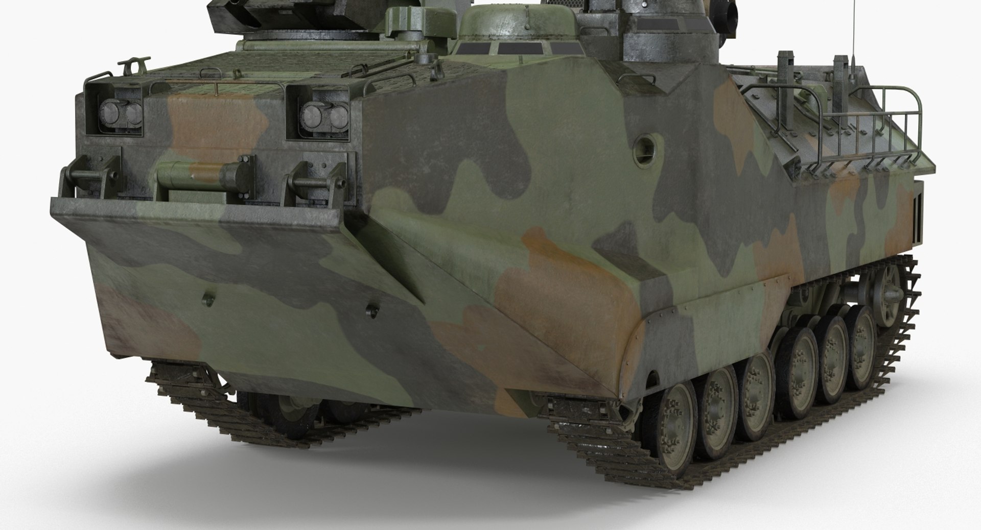 Landing tracked vehicle aav-p7 3D model - TurboSquid 1159053