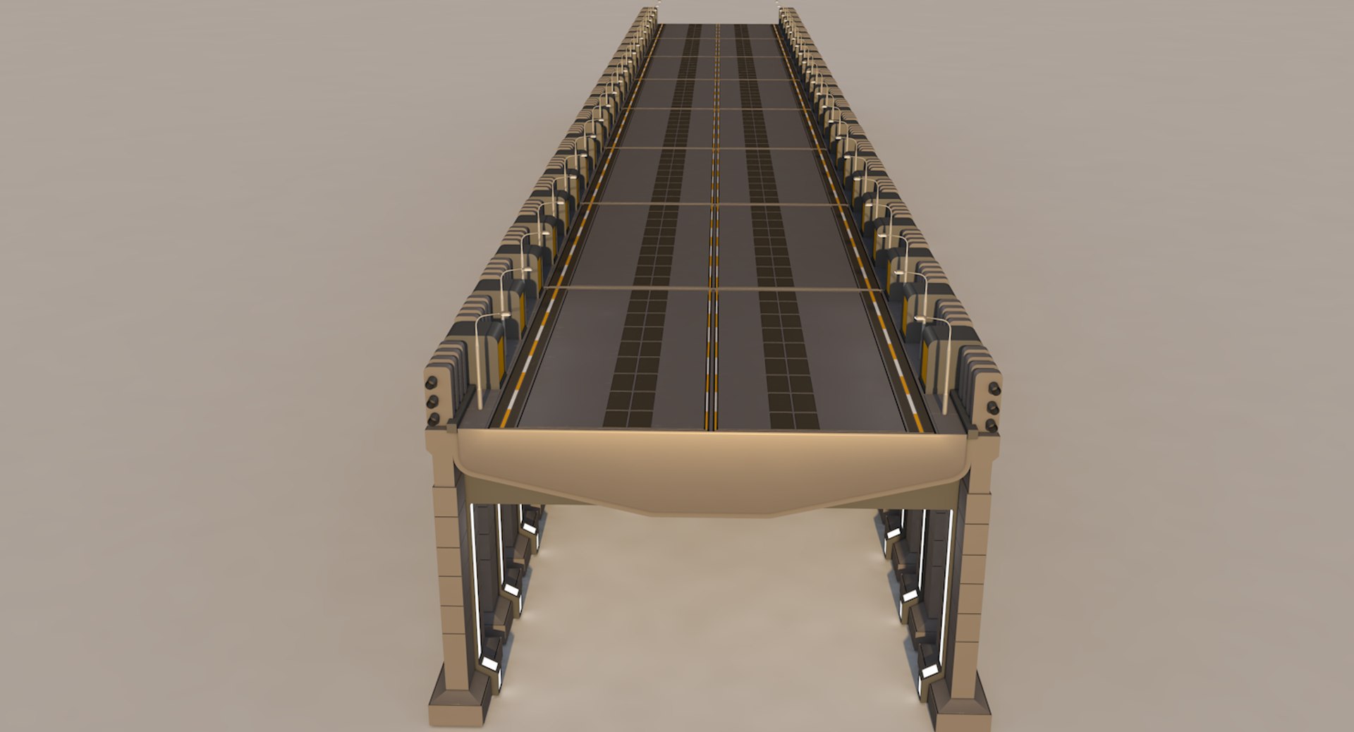 Sci Fi Bridge 3D Model - TurboSquid 1559443