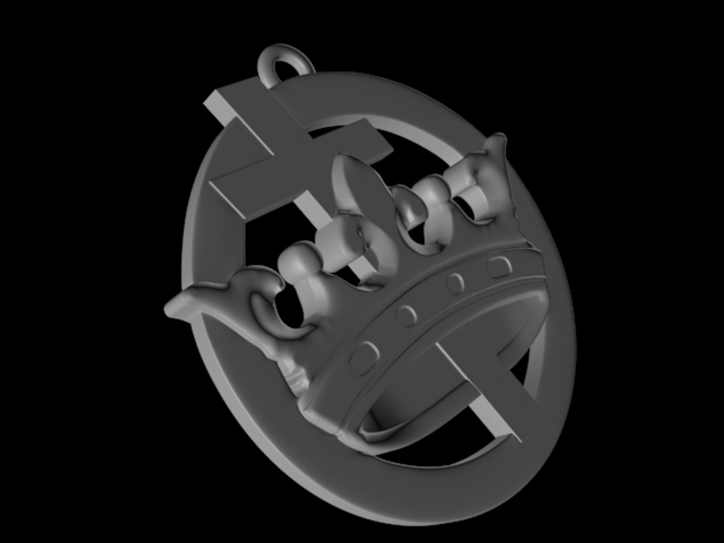 3d model medalion egovistic