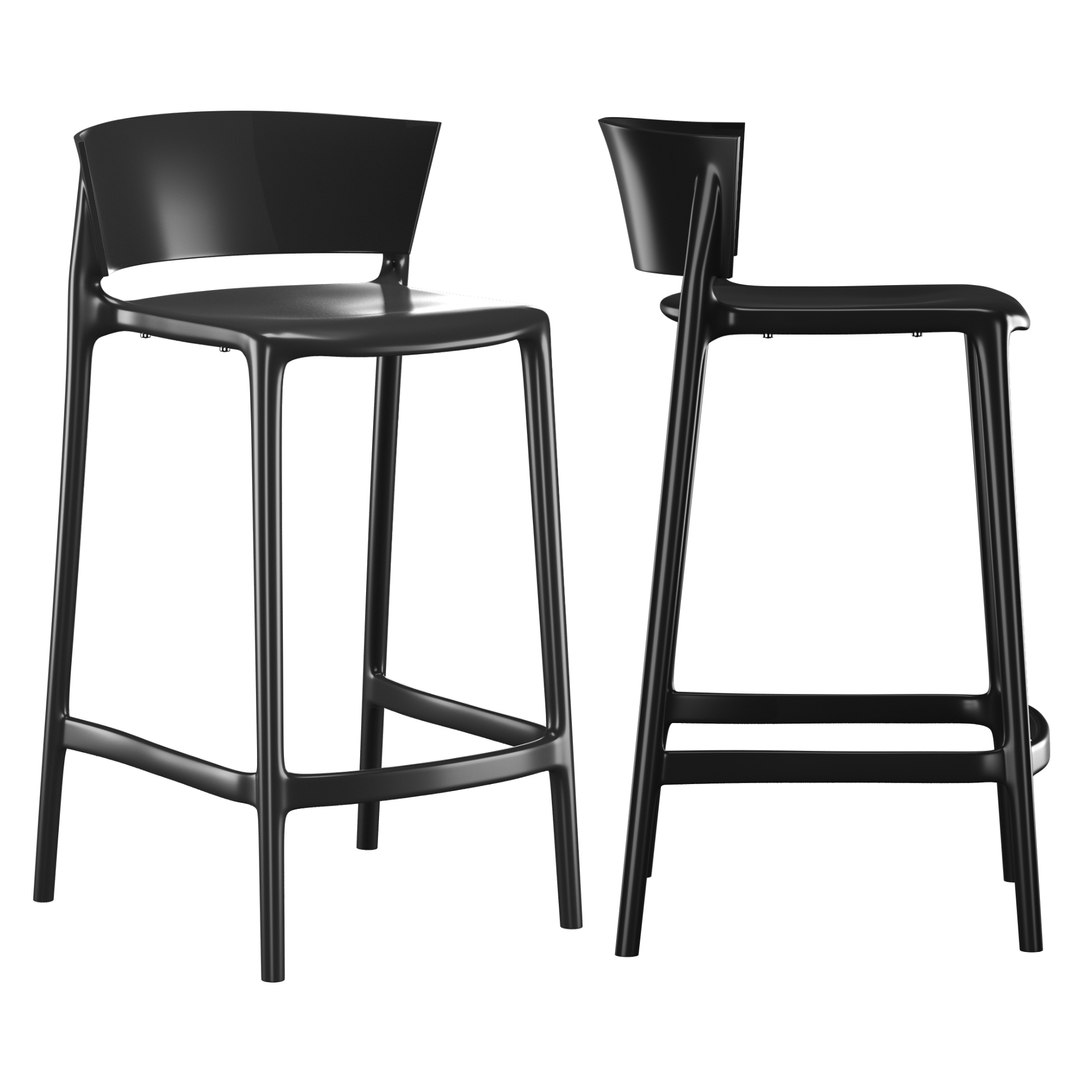 Africa Bar Stool 3D Model - TurboSquid 1897871