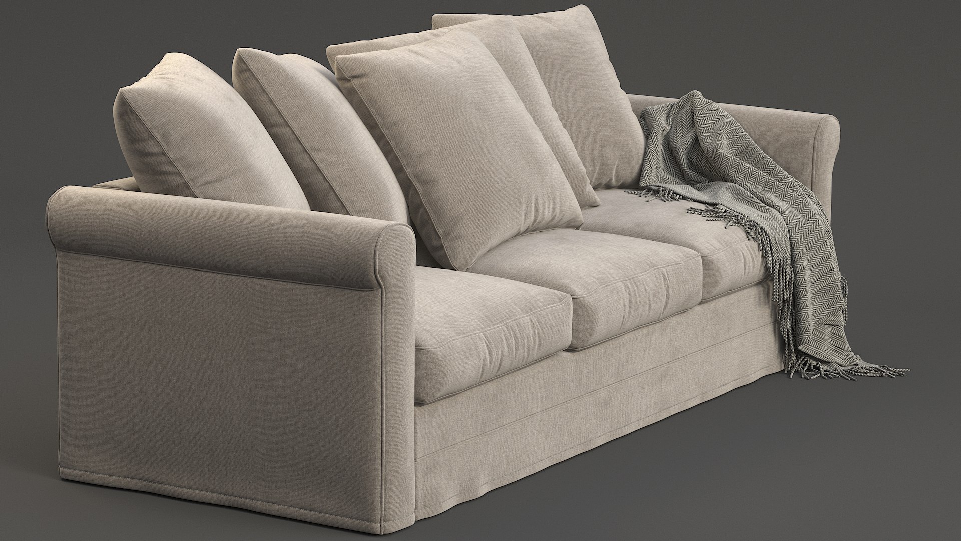 3D Model Ikea Harlanda Sofa - TurboSquid 1583445