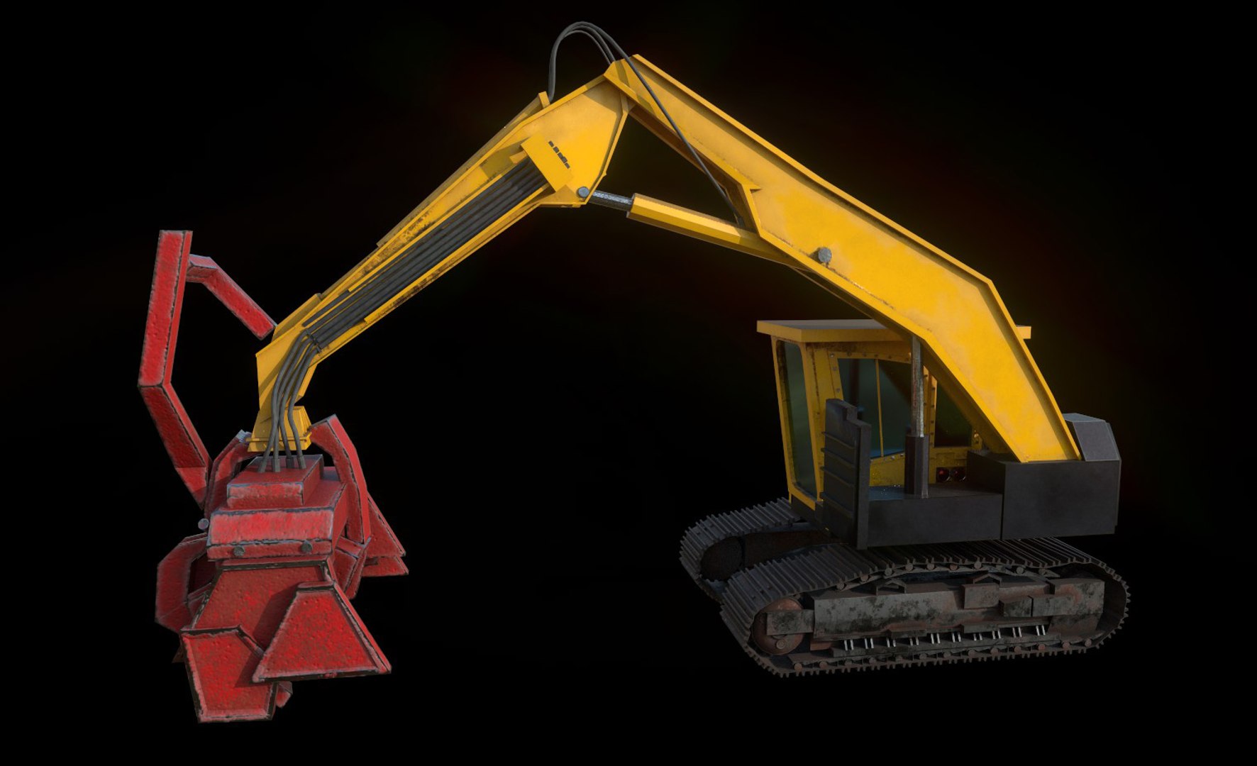 Vehicle Feller Model - TurboSquid 1548339