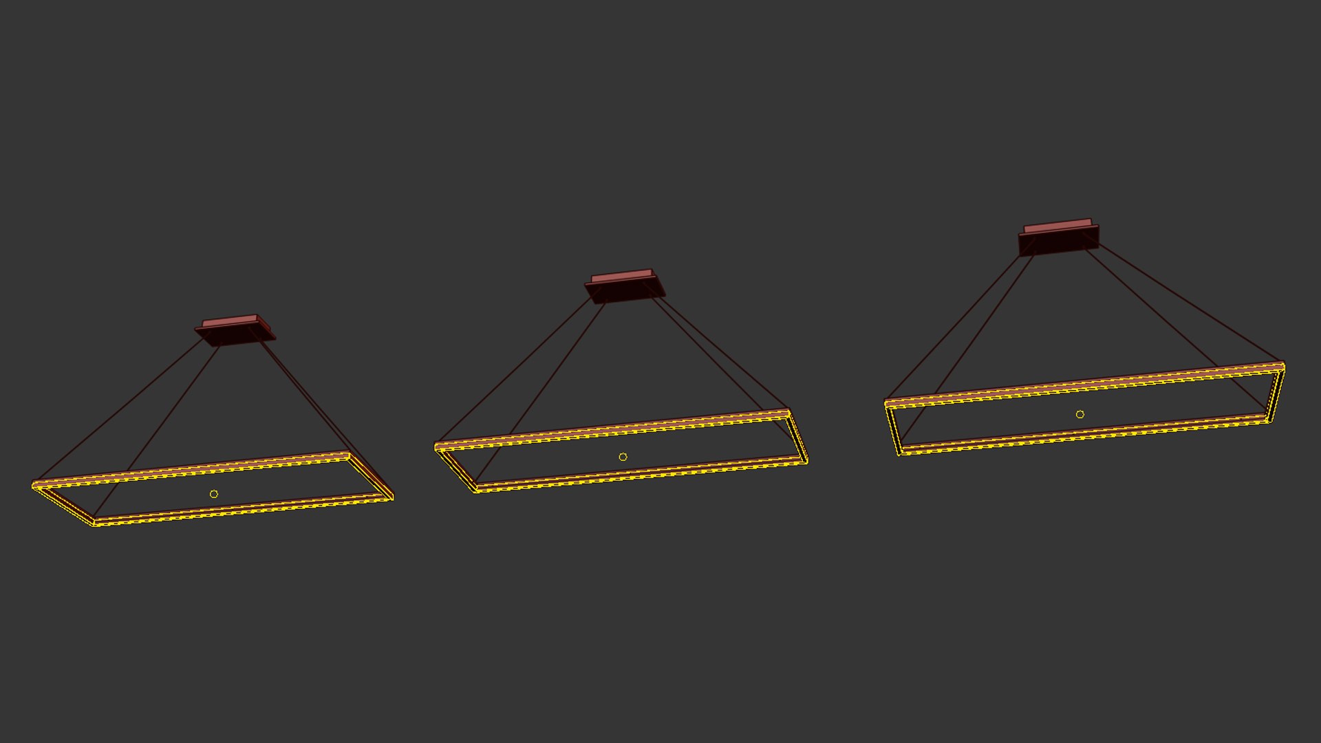 3D Circ Square by GROK Pendant light model - TurboSquid 2115735