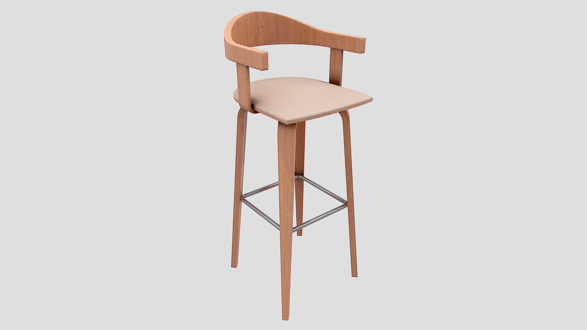 Stool 45 With PBR 4K 8K Model - TurboSquid 2040080