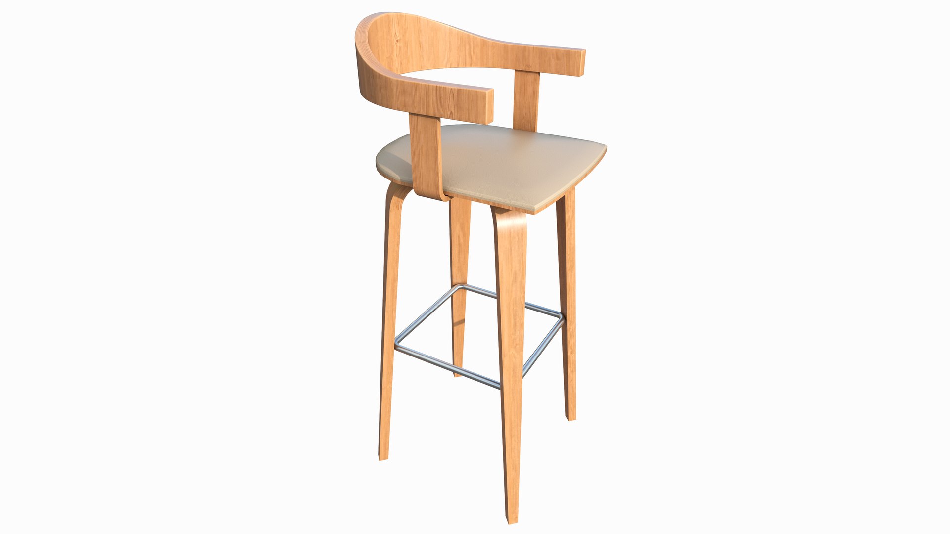 Stool 45 With PBR 4K 8K Model - TurboSquid 2040080