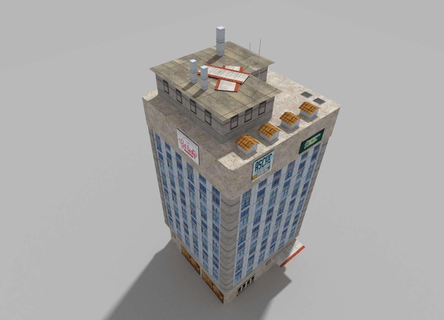 3d Building Games Model