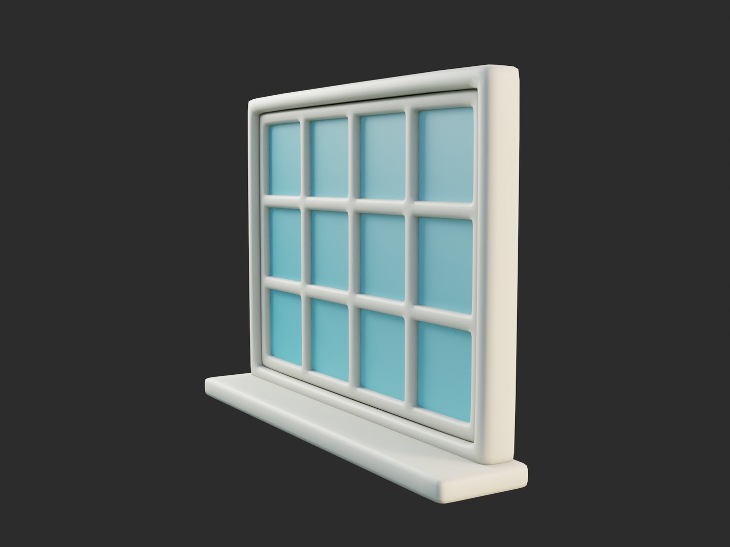 Cartoon Window 28a 3D Model - TurboSquid 1907666