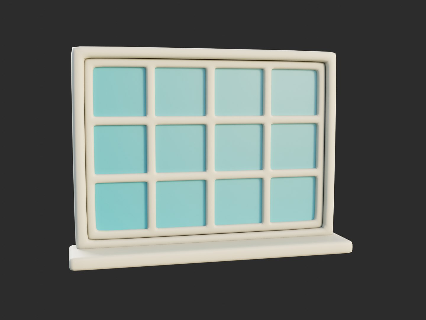 Cartoon Window 28a 3D Model - TurboSquid 1907666