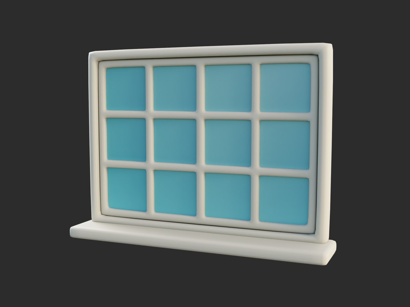 Cartoon Window 28a 3D Model - TurboSquid 1907666