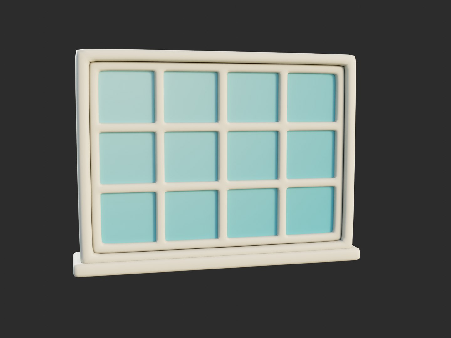 Cartoon Window 28a 3D Model - TurboSquid 1907666