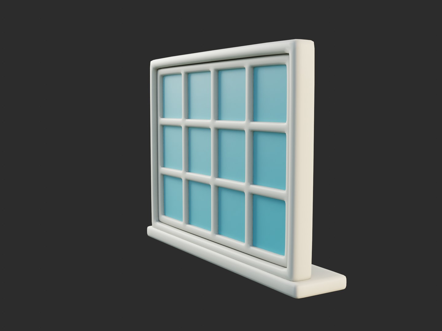 Cartoon Window 28a 3D Model - TurboSquid 1907666
