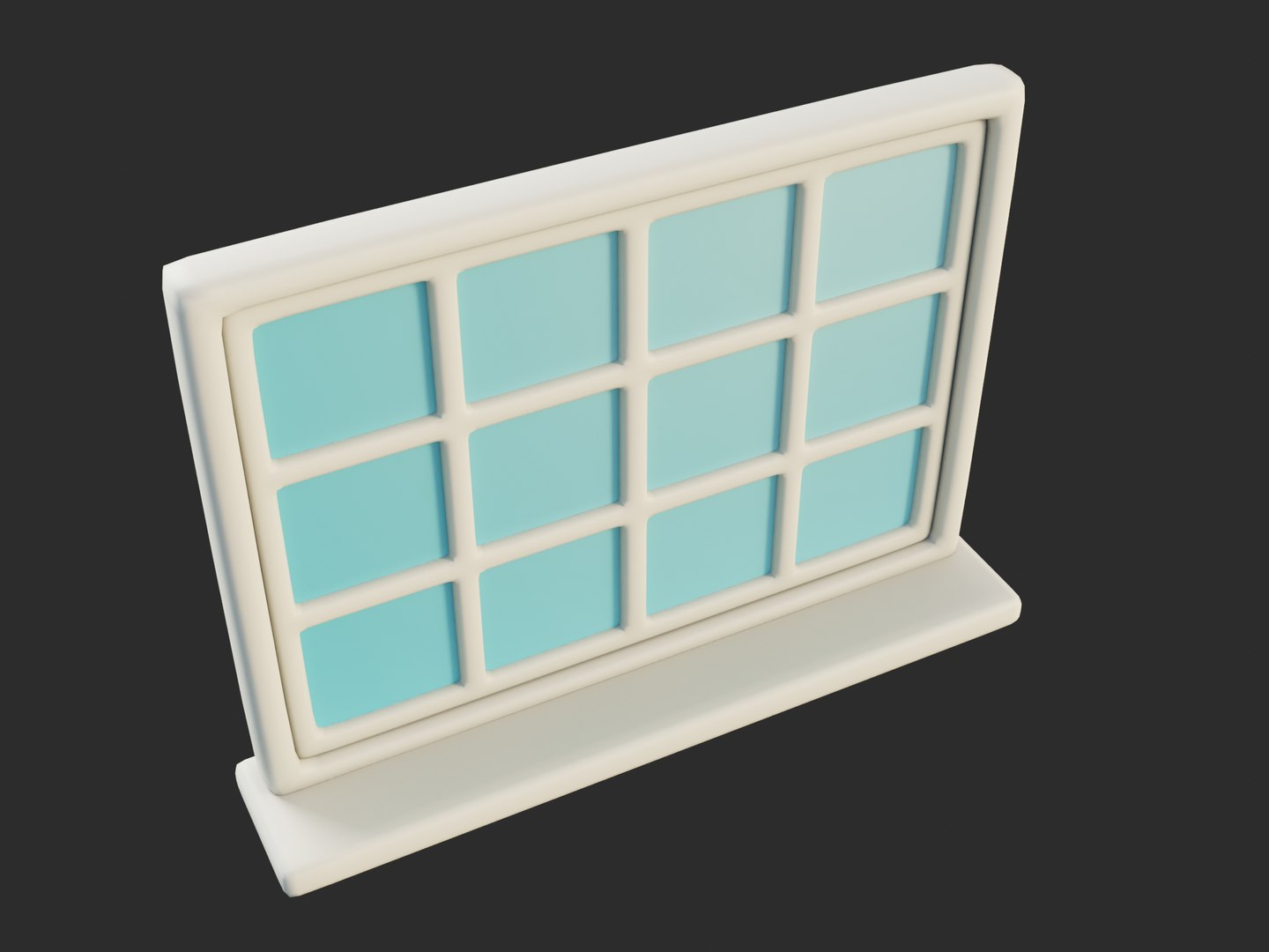 Cartoon Window 28a 3D Model - TurboSquid 1907666
