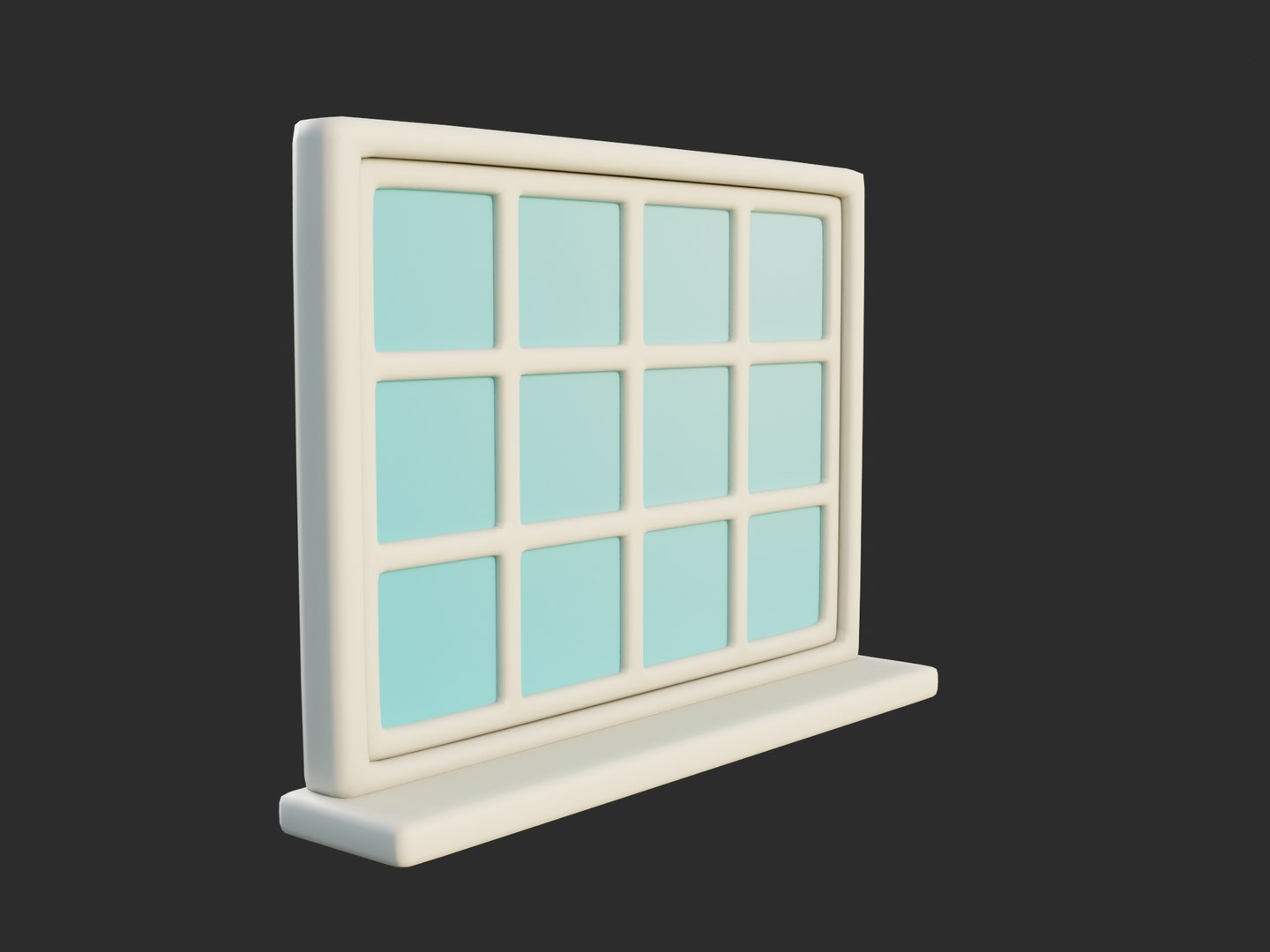 Cartoon Window 28a 3D Model - TurboSquid 1907666