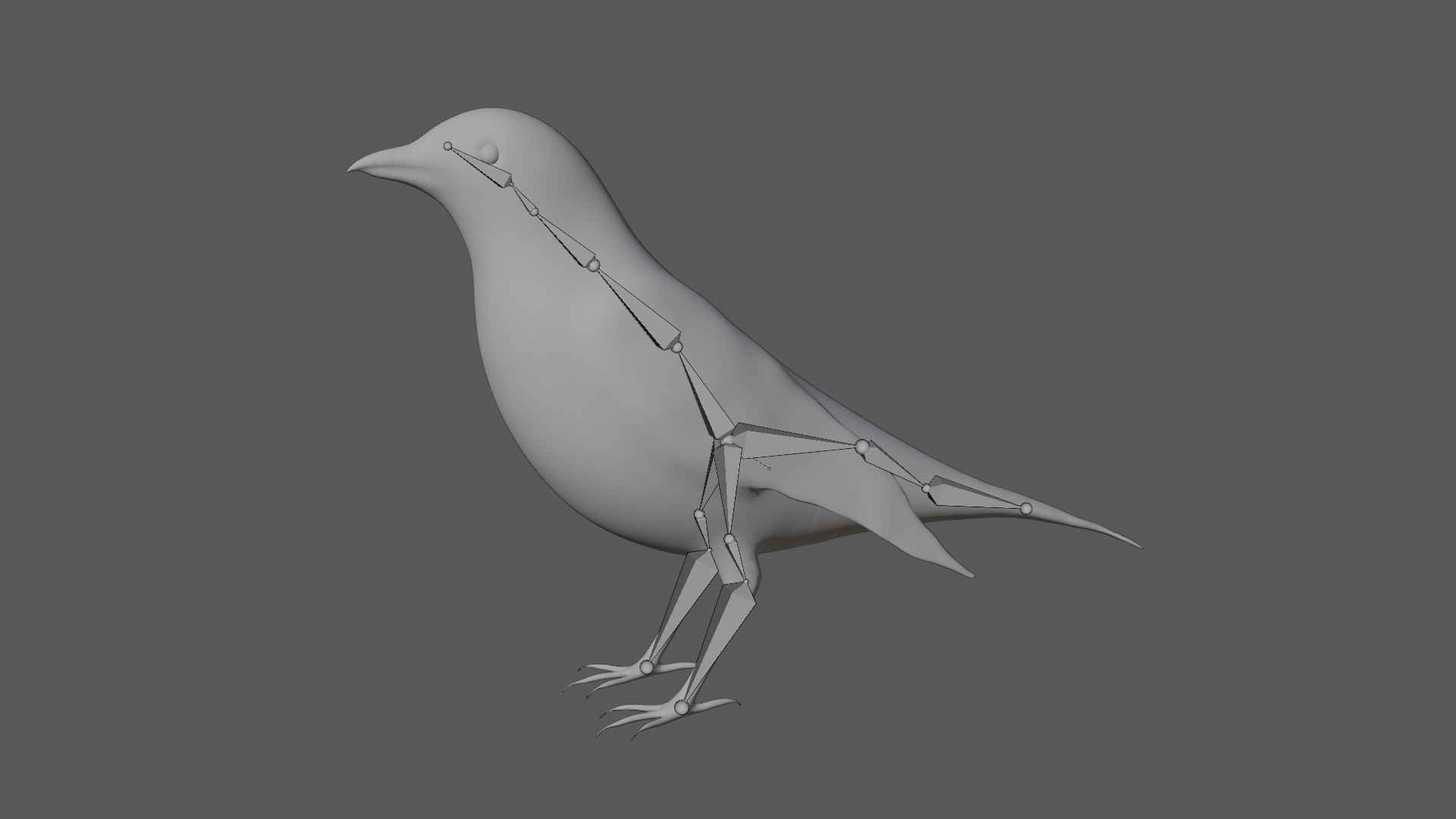 Rigged yellow canary bird 3D model - TurboSquid 1812521