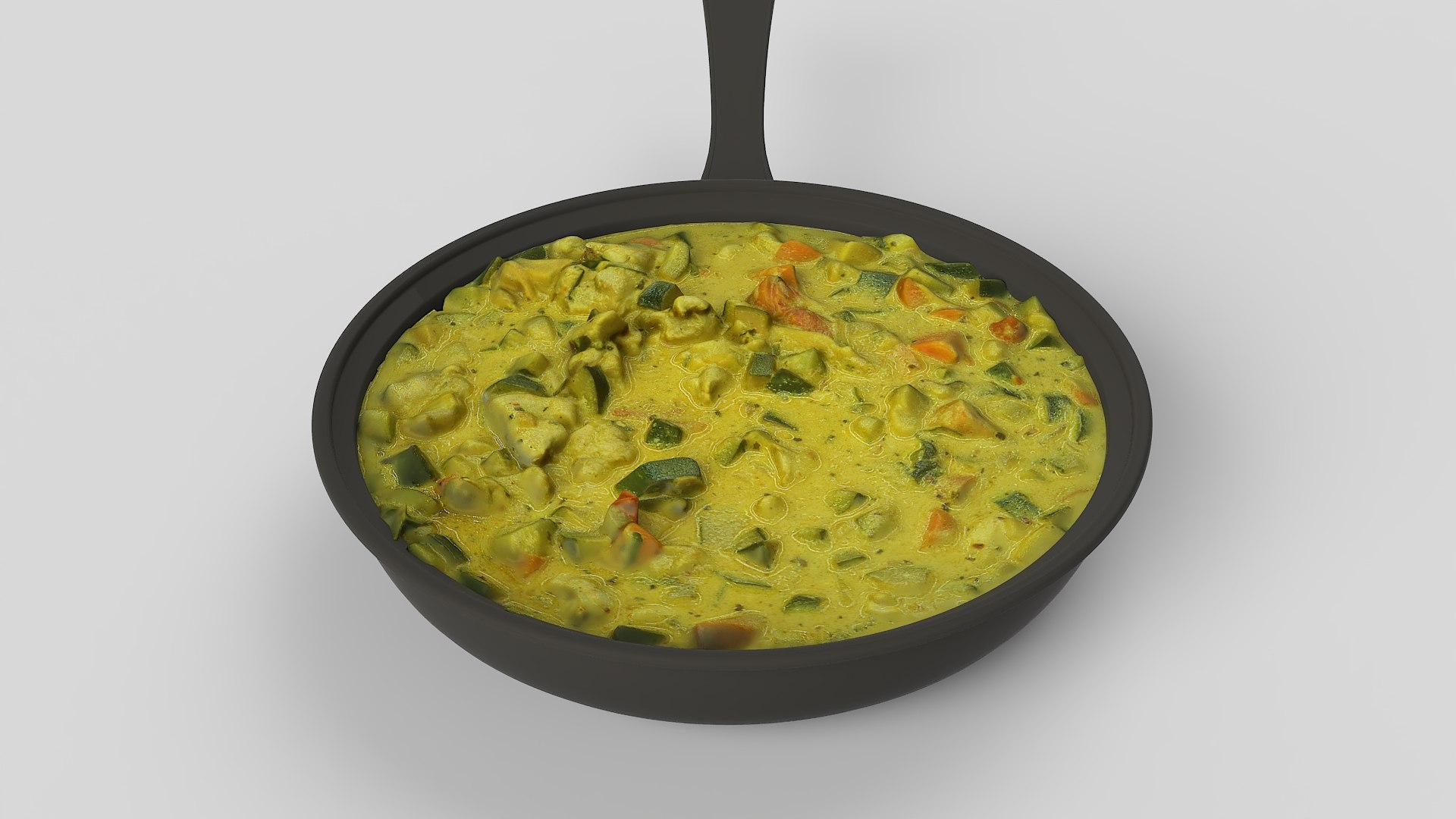 3D Model Curry Pan 05 - TurboSquid 2158198