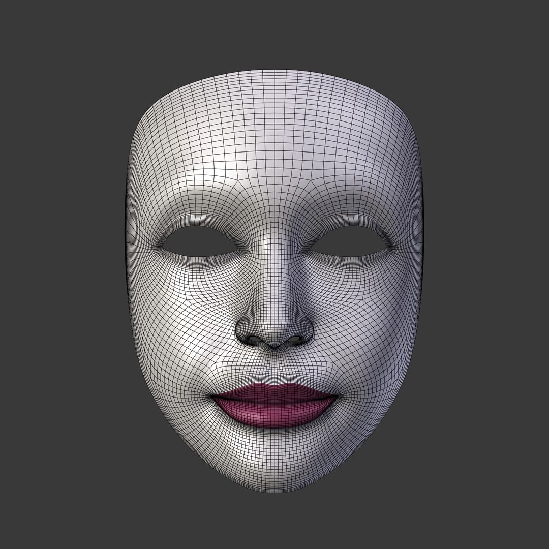Neutral Mask 3D Model - TurboSquid 1417089