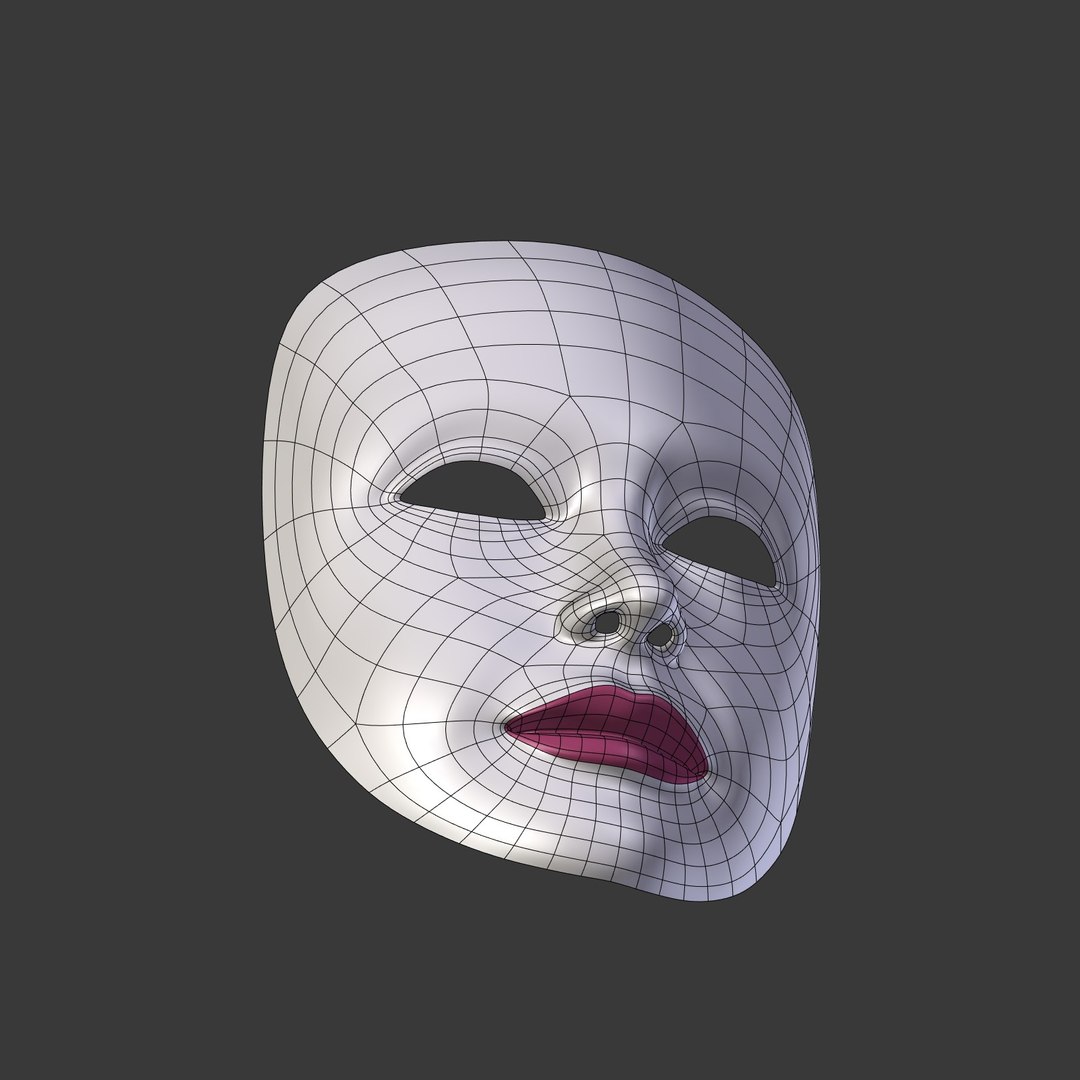 Neutral Mask 3D Model - TurboSquid 1417089