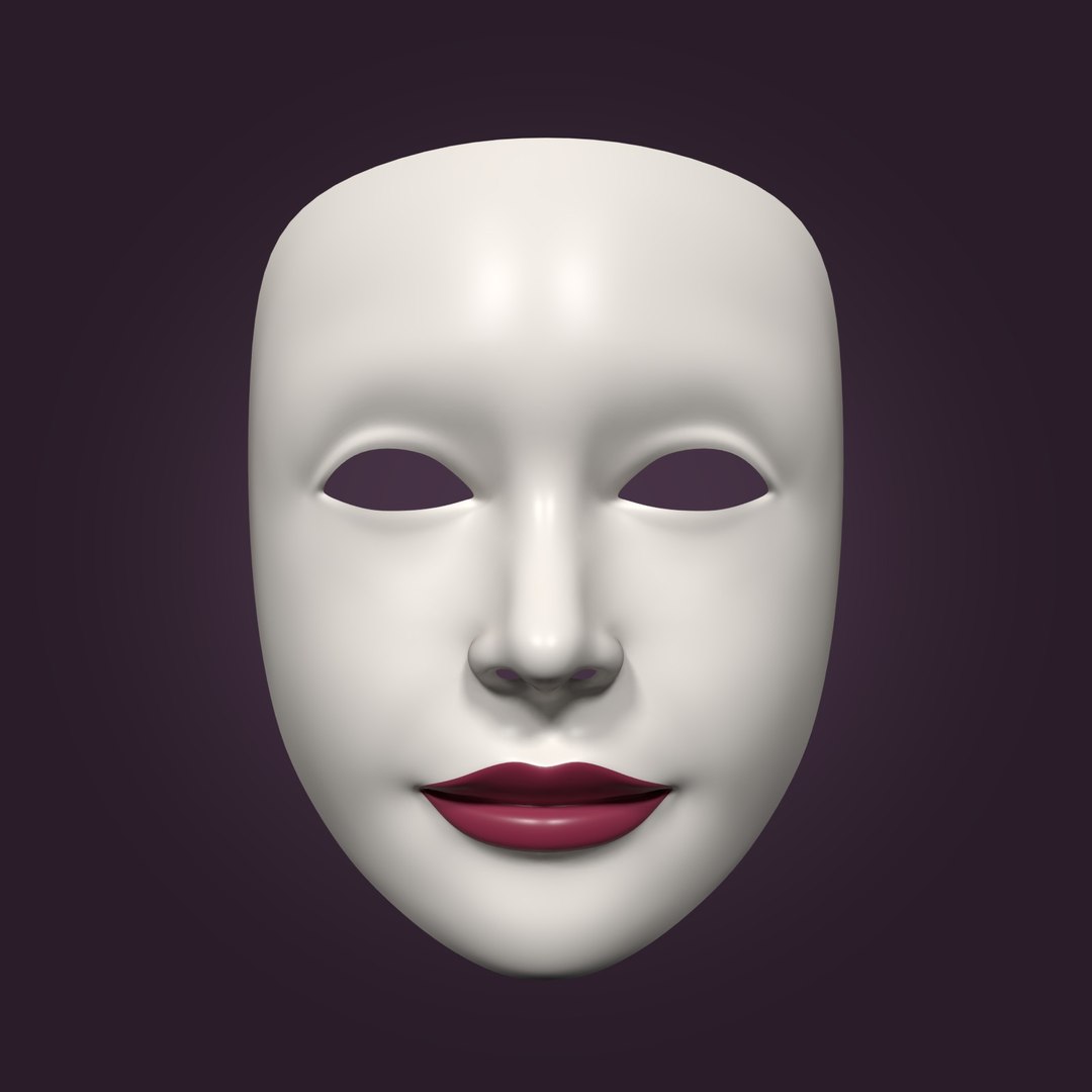 Neutral Mask 3D Model - TurboSquid 1417089