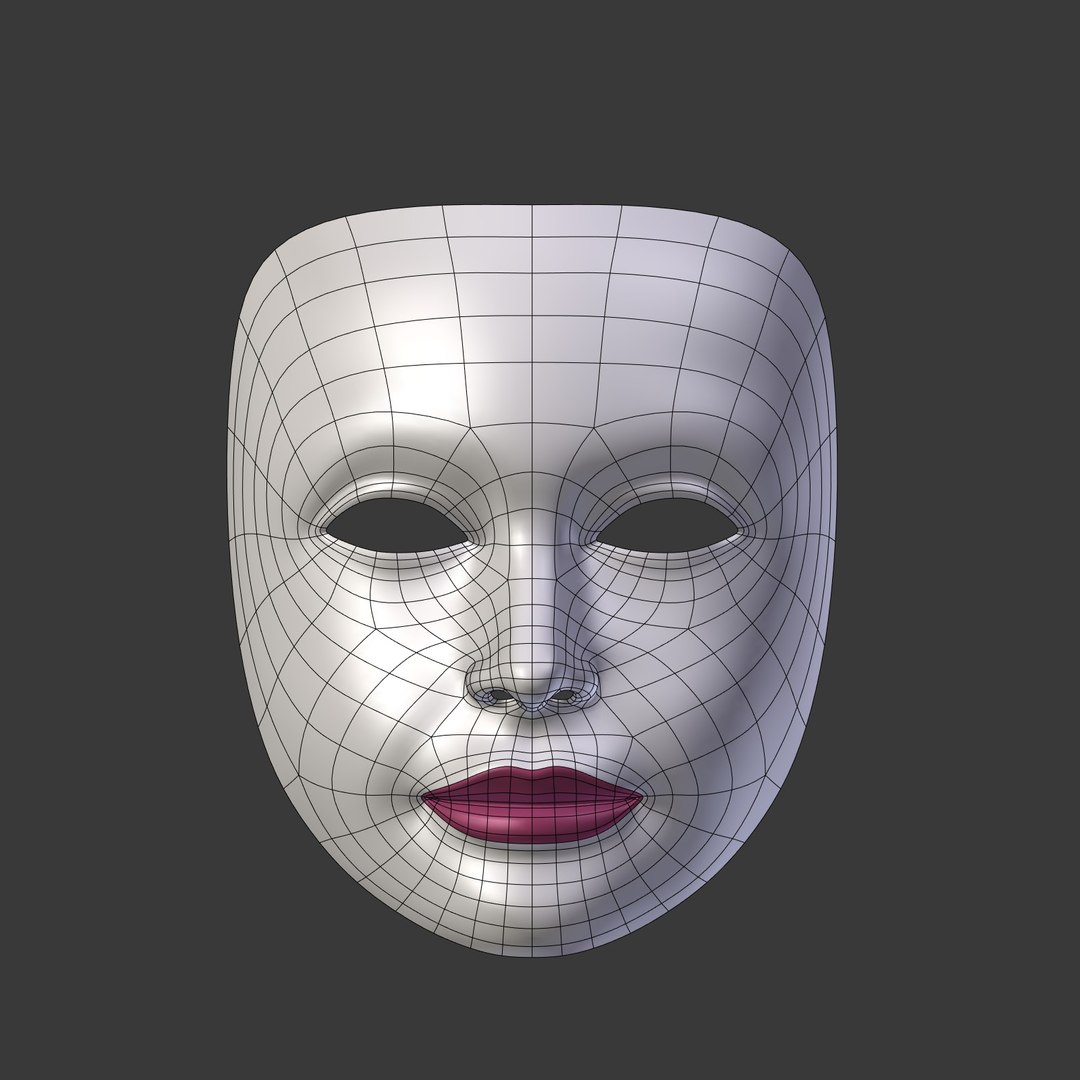 Neutral Mask 3D Model - TurboSquid 1417089