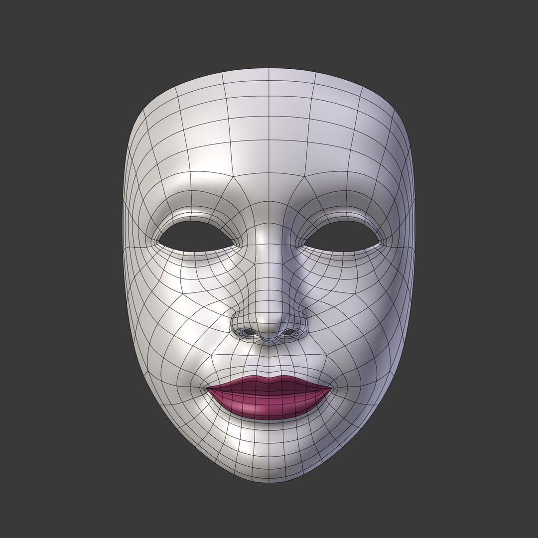 Neutral Mask 3D Model - TurboSquid 1417089