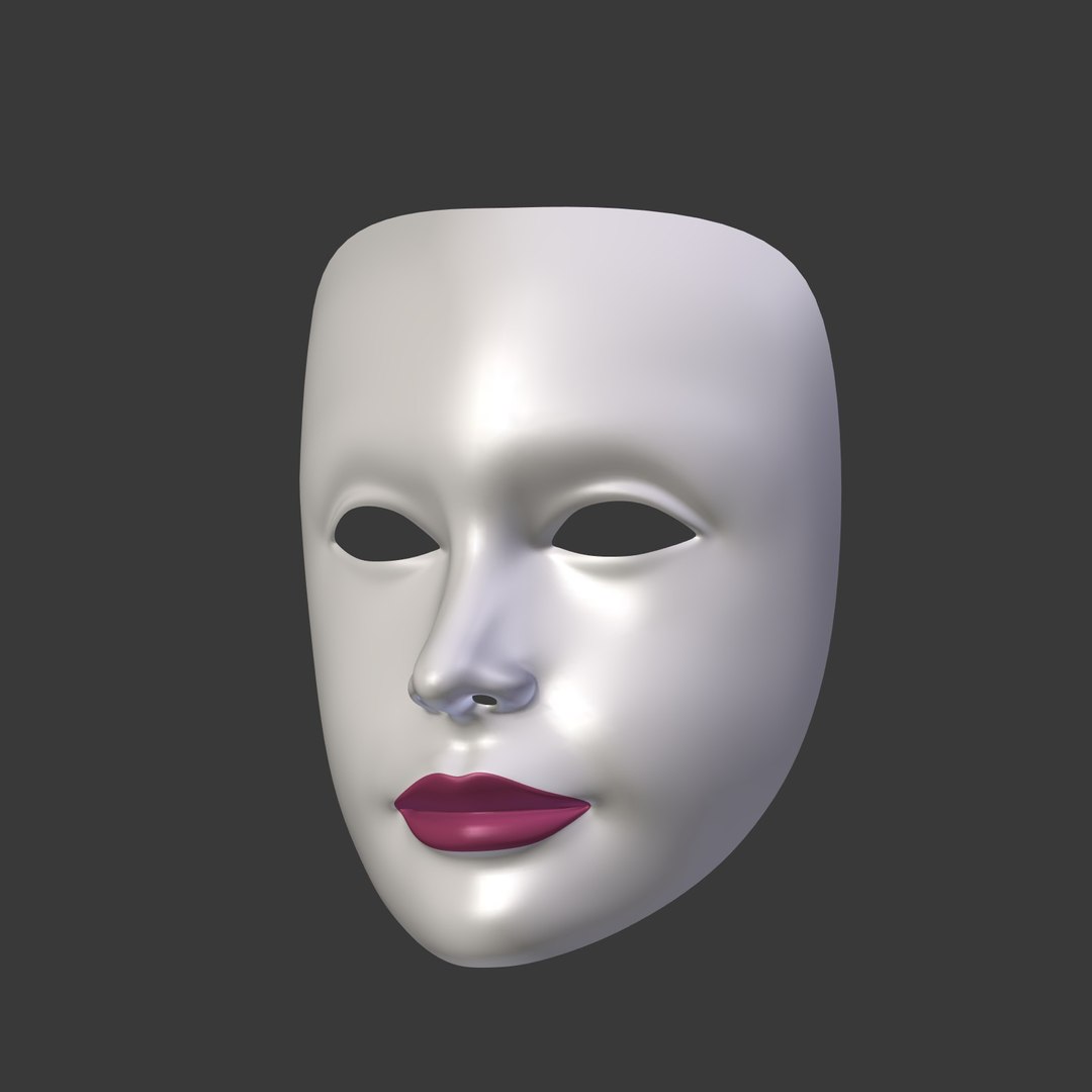 Neutral Mask 3D Model - TurboSquid 1417089
