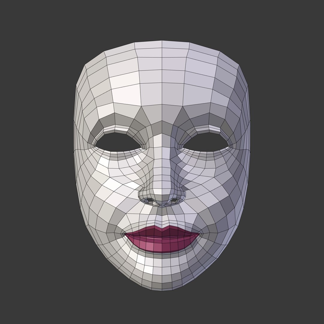 Neutral Mask 3D Model - TurboSquid 1417089