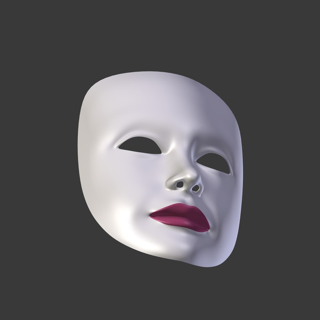 Neutral Mask 3D Model - TurboSquid 1417089