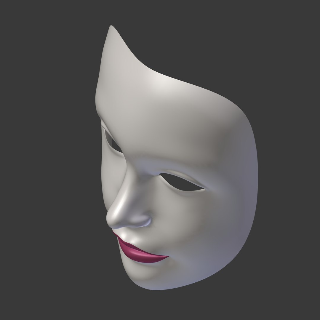 Neutral Mask 3D Model - TurboSquid 1417089