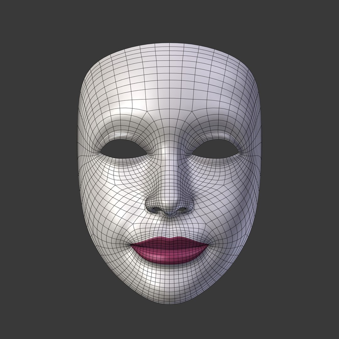 Neutral Mask 3D Model - TurboSquid 1417089