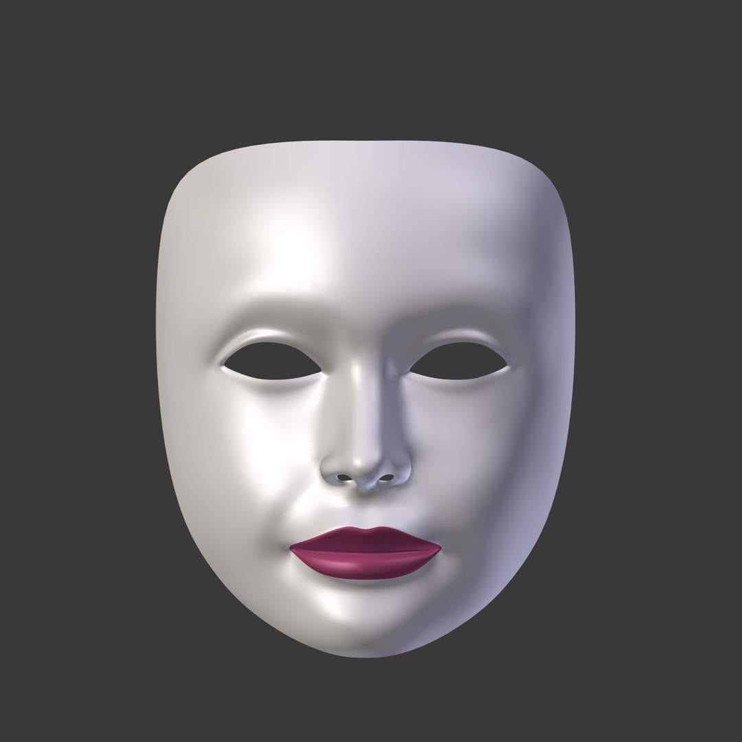 Neutral Mask 3D Model - TurboSquid 1417089