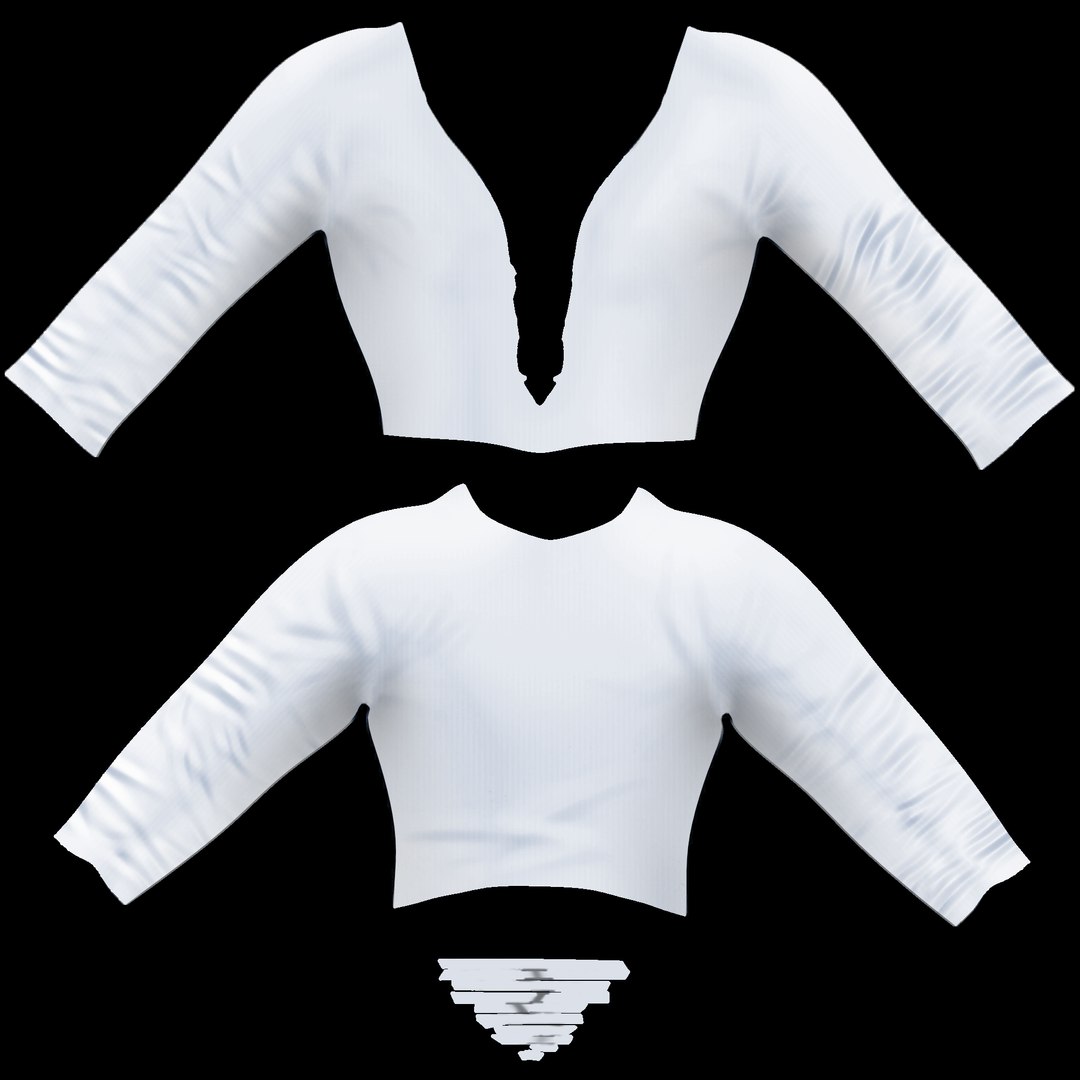 3D Lace Front Deep Cleavage Top - TurboSquid 1861360