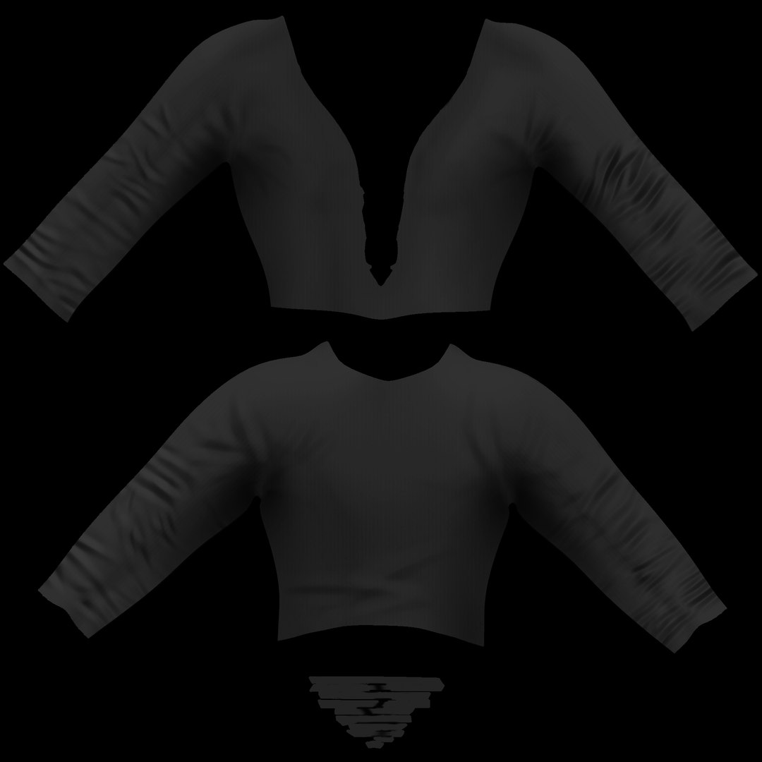 3D Lace Front Deep Cleavage Top - TurboSquid 1861360