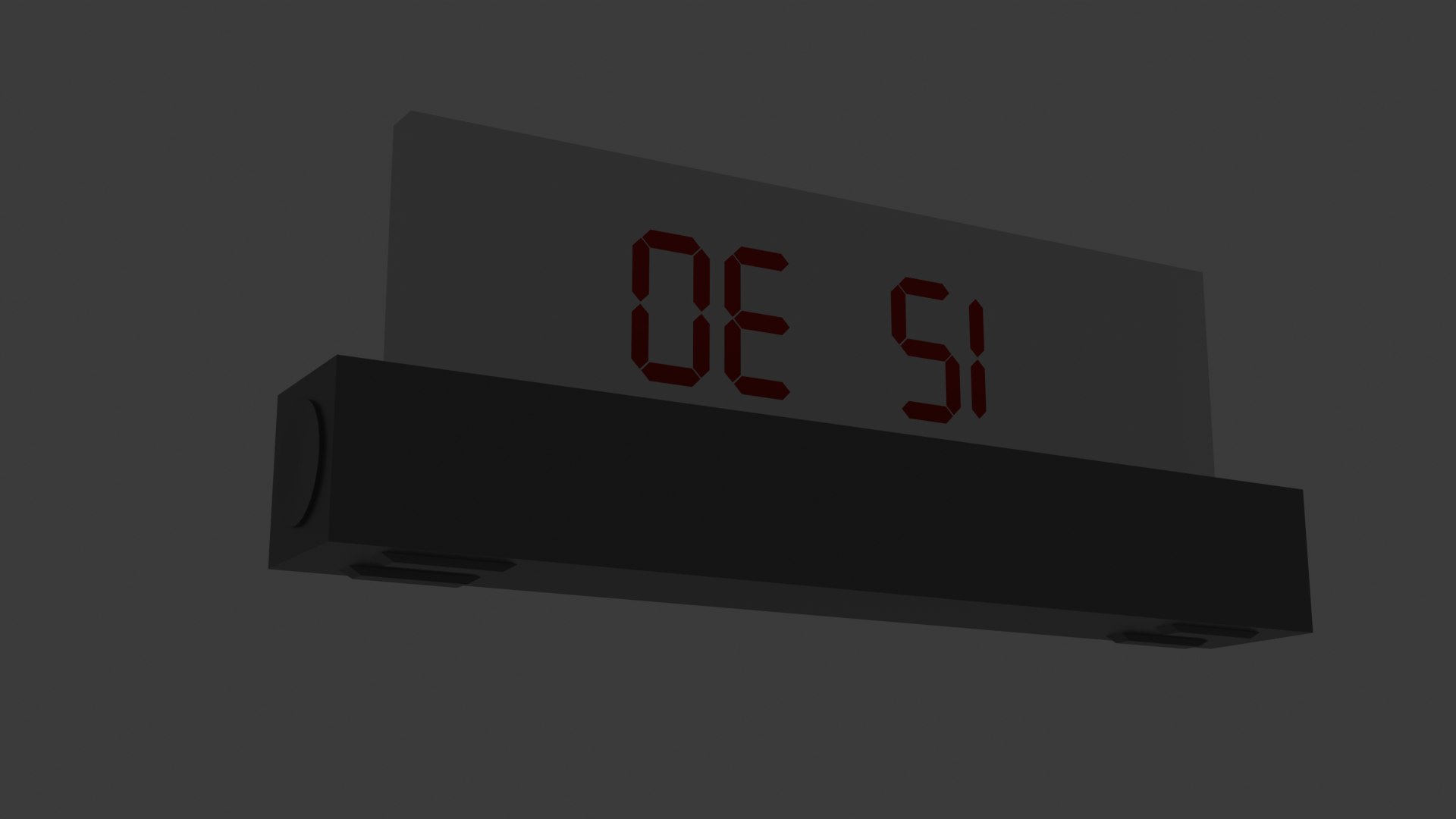 3D Digital Clock - TurboSquid 2493446