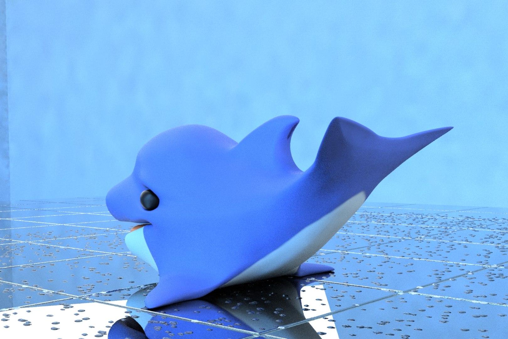 3d obj dolphin bath toy