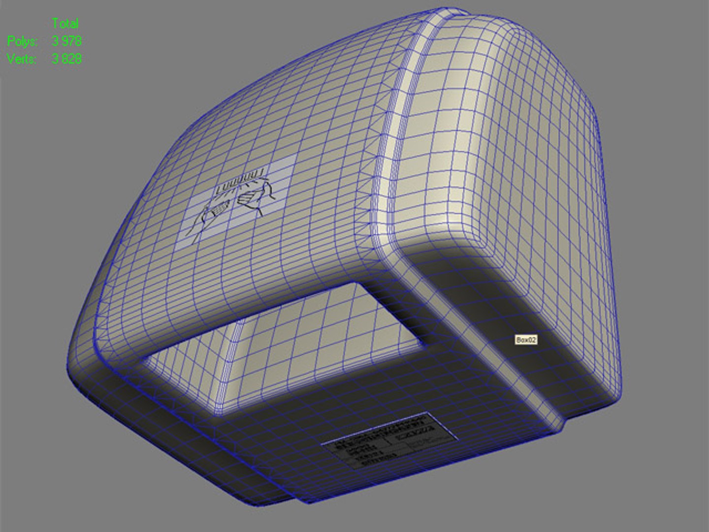 Hand Dryer 3d Model