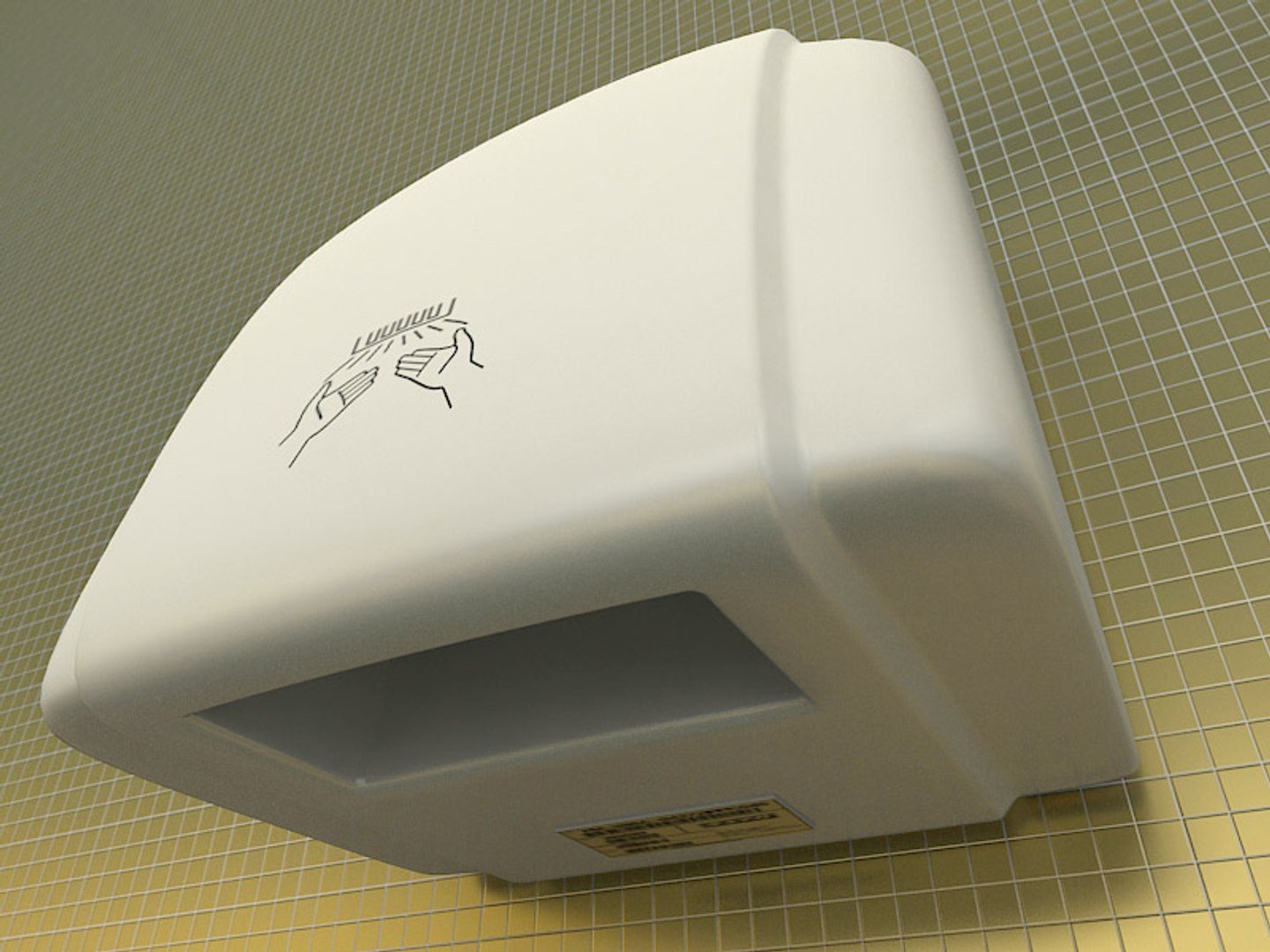 Hand Dryer 3d Model