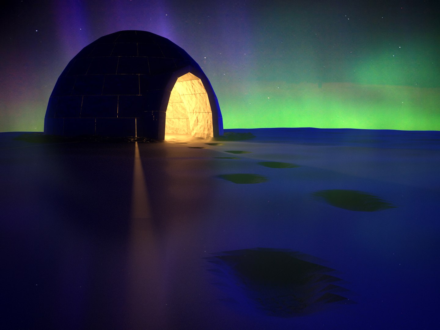Maya Igloo Day Night