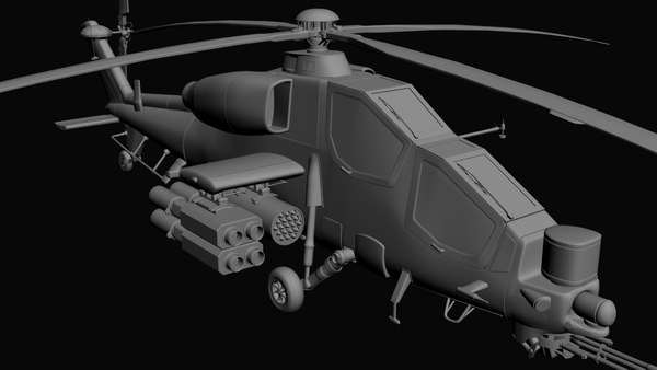 3d helicopter military