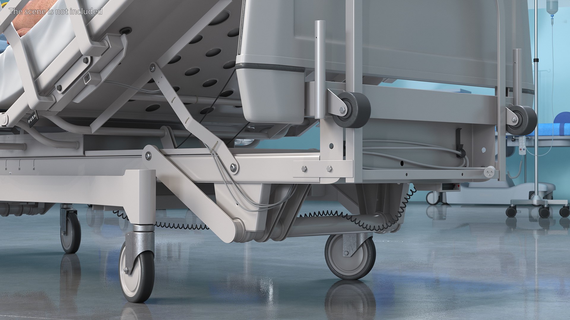 Patient on Hospital Bed 2 3D model - TurboSquid 1852900