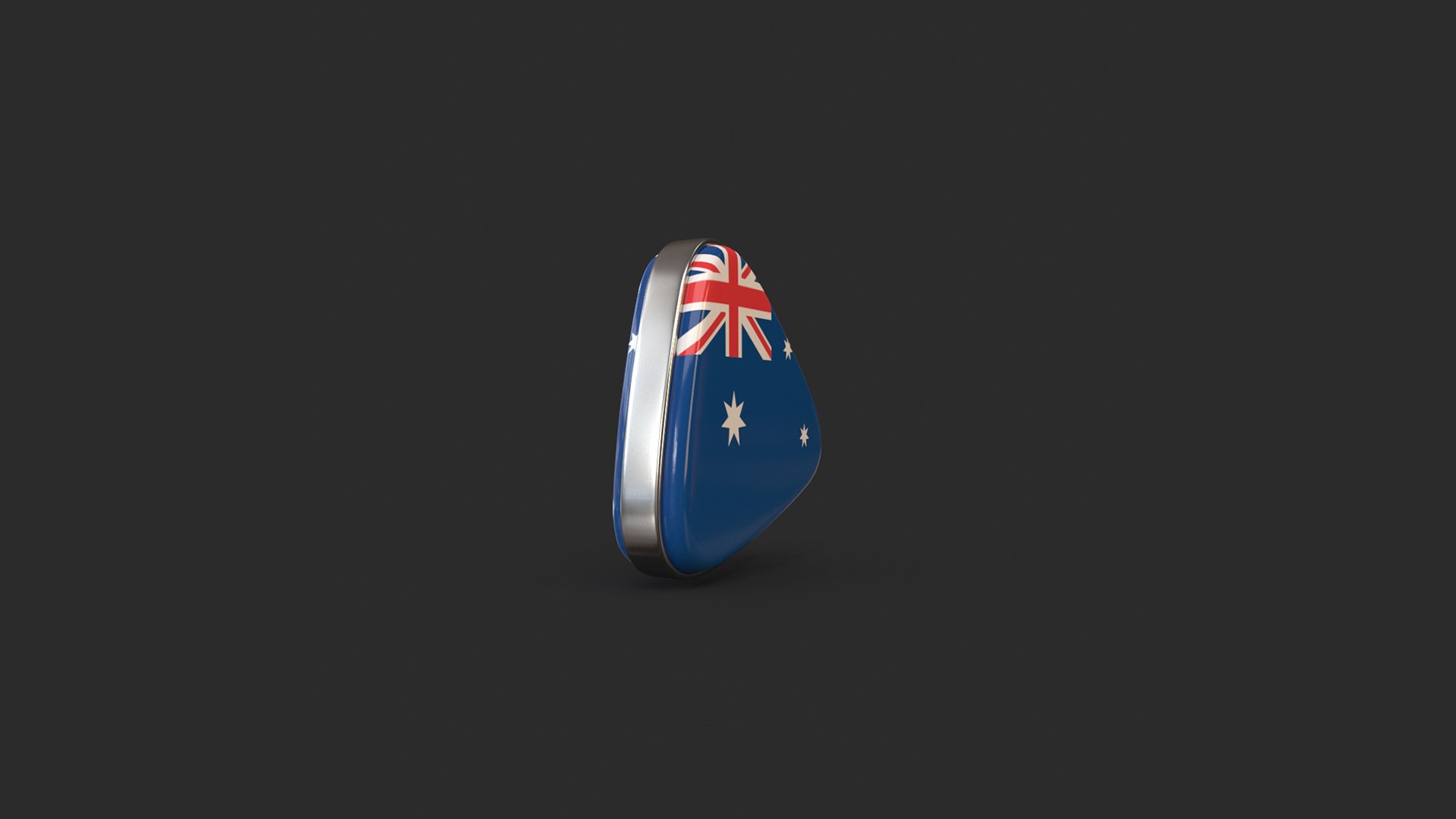 Australia Flag Icon 3D model - TurboSquid 2058902