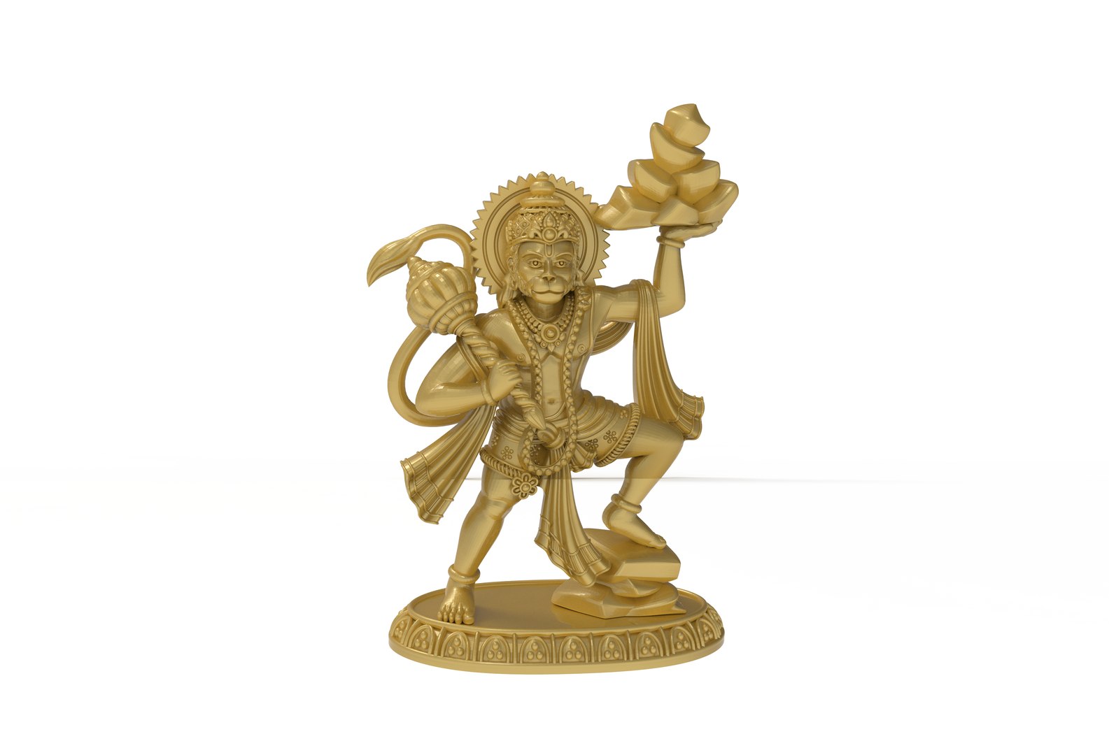 3D модель hanumanji 3d cad file 3D print model - TurboSquid 2051496