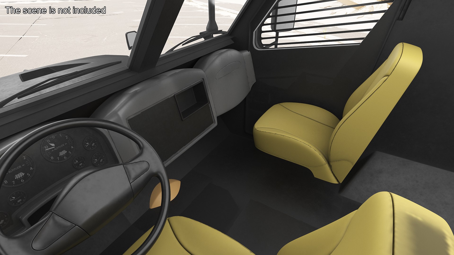 SWAT Vehicle International MaxxPro Simple Interior 3D - TurboSquid 2068513
