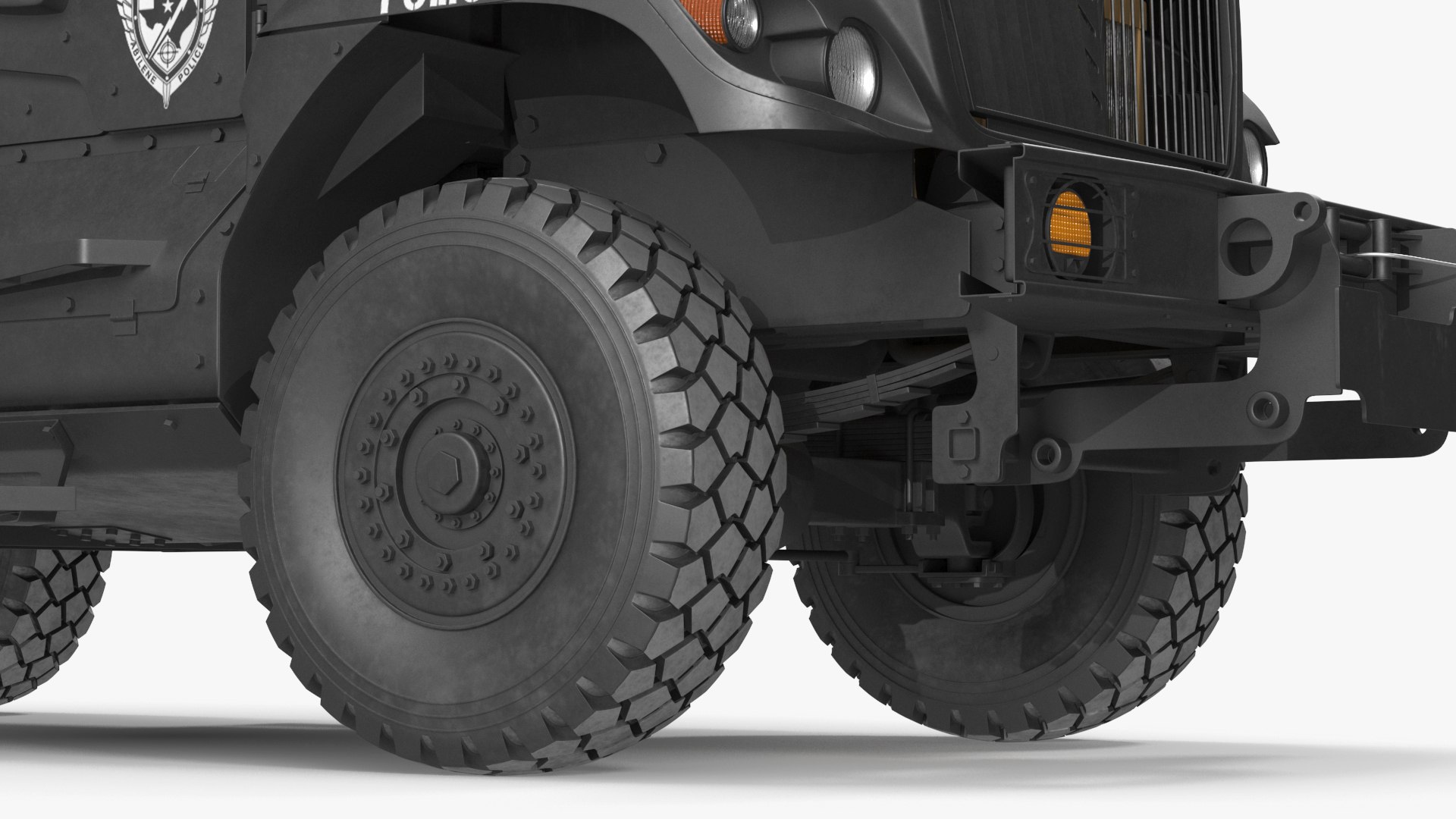 SWAT Vehicle International MaxxPro Simple Interior 3D - TurboSquid 2068513