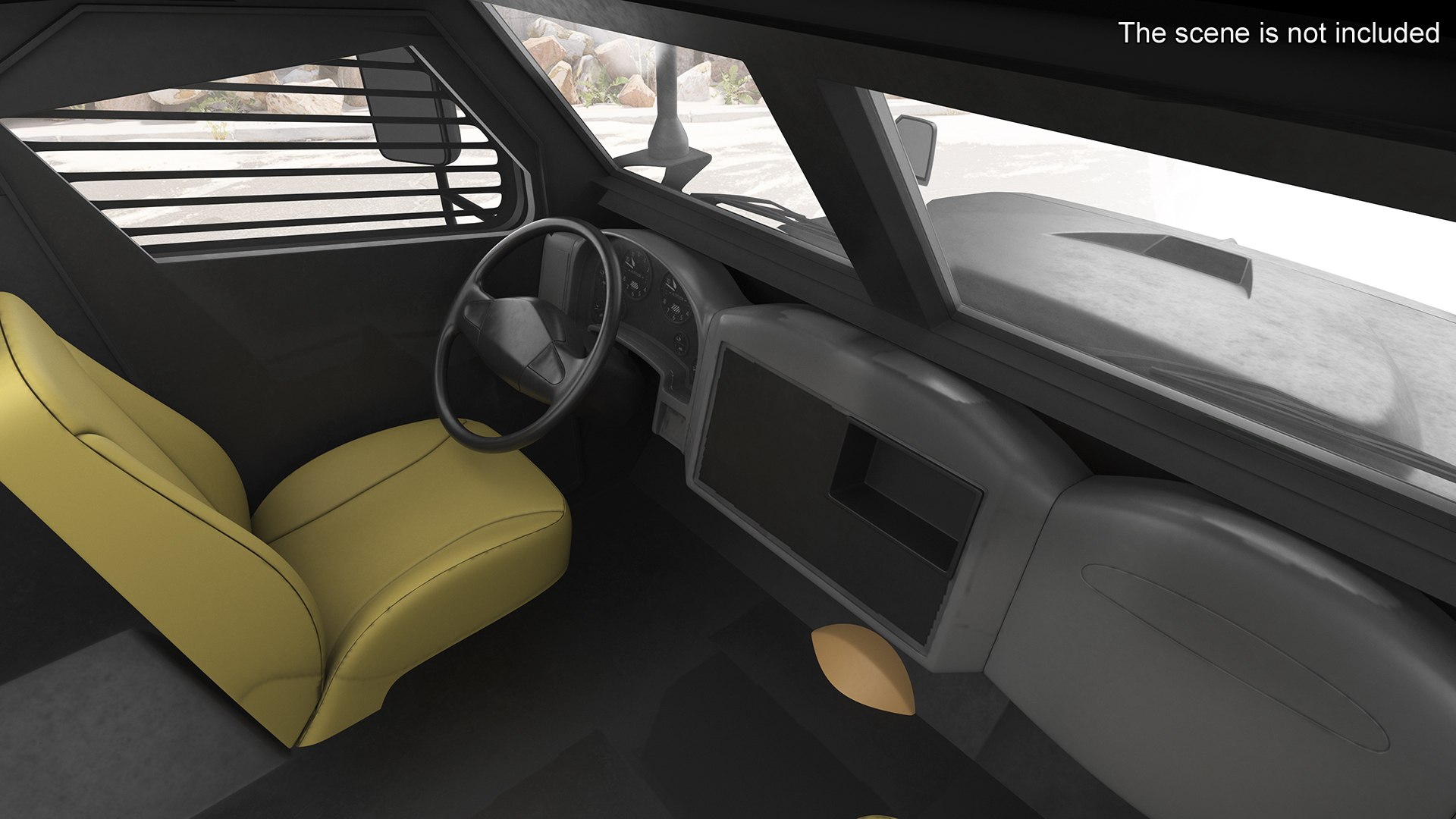 SWAT Vehicle International MaxxPro Simple Interior 3D - TurboSquid 2068513