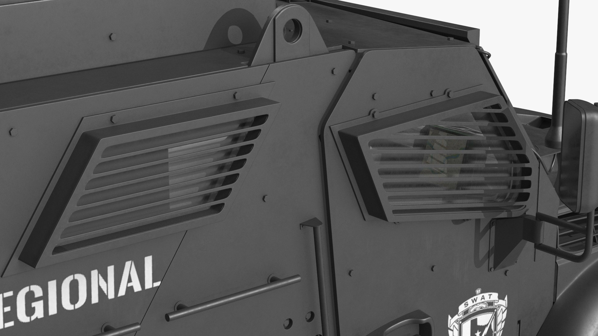 SWAT Vehicle International MaxxPro Simple Interior 3D - TurboSquid 2068513