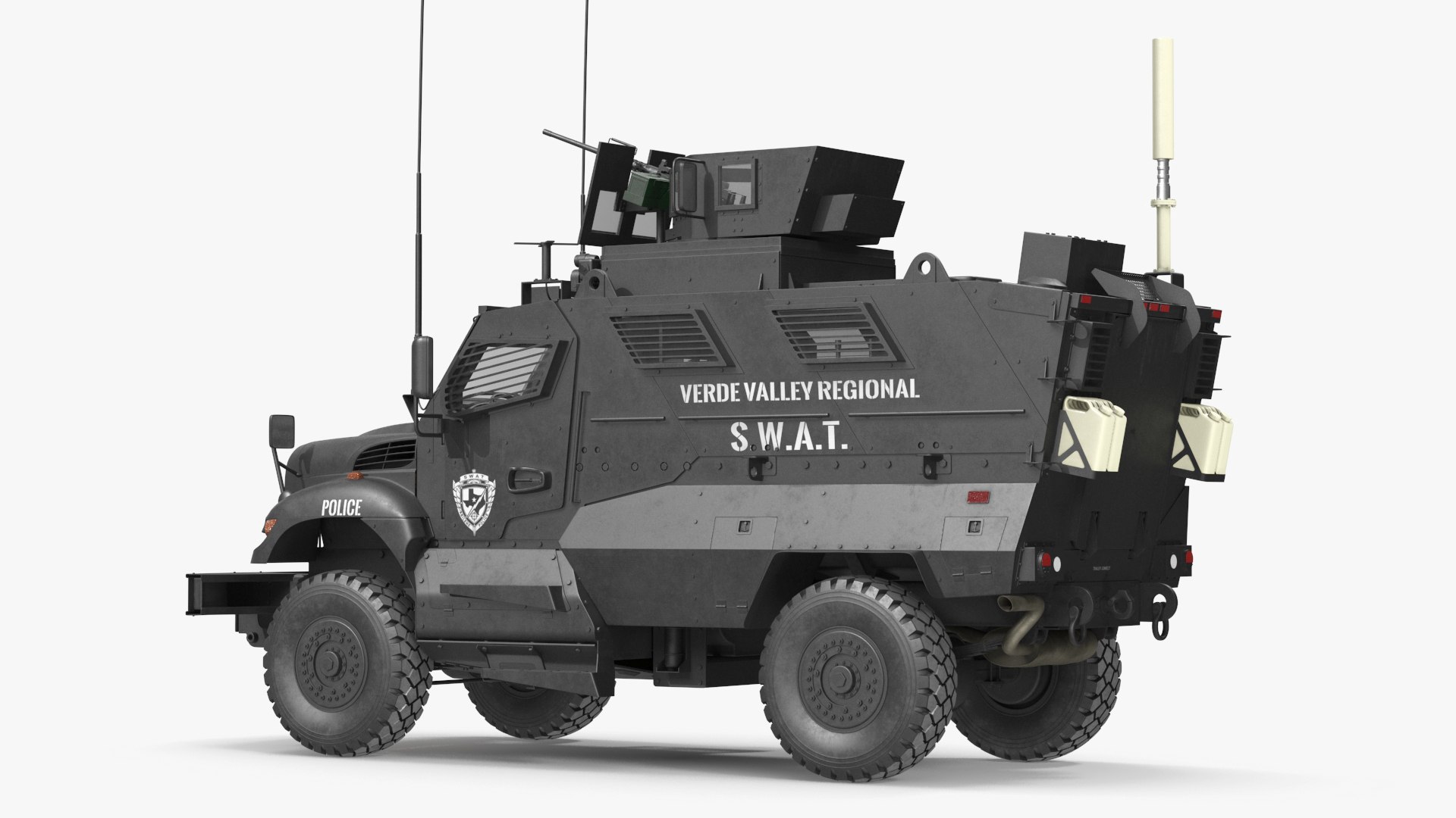 SWAT Vehicle International MaxxPro Simple Interior 3D - TurboSquid 2068513