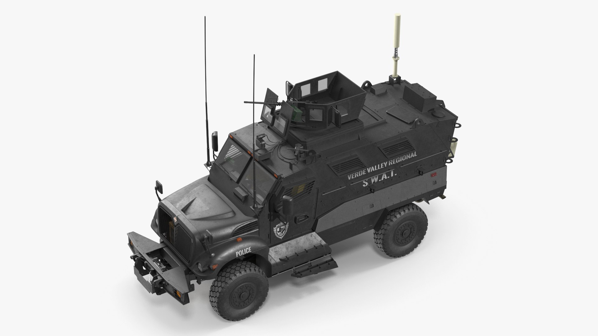 SWAT Vehicle International MaxxPro Simple Interior 3D - TurboSquid 2068513