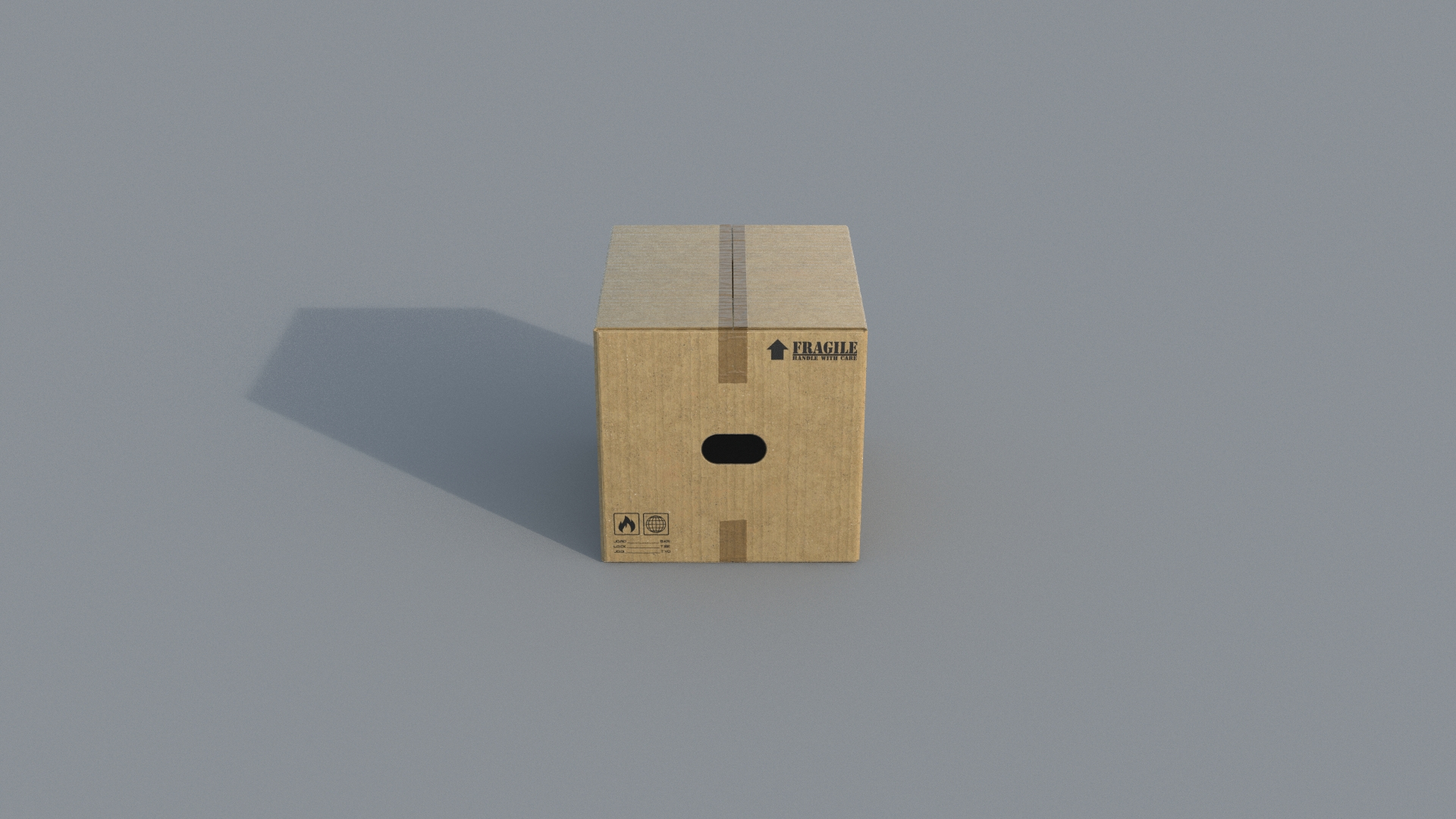 3D Carboard Box New 3 HD Model - TurboSquid 2088859