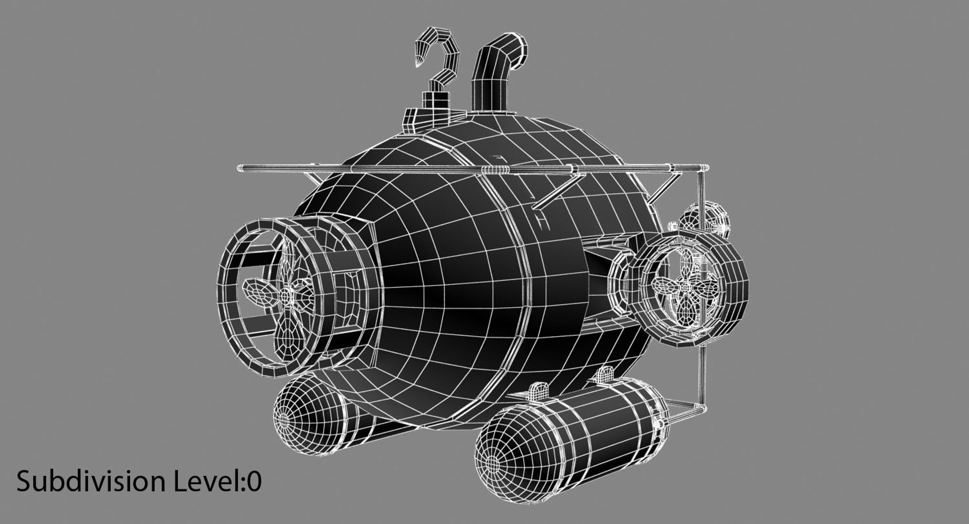 Submarine sub marine model - TurboSquid 1210462