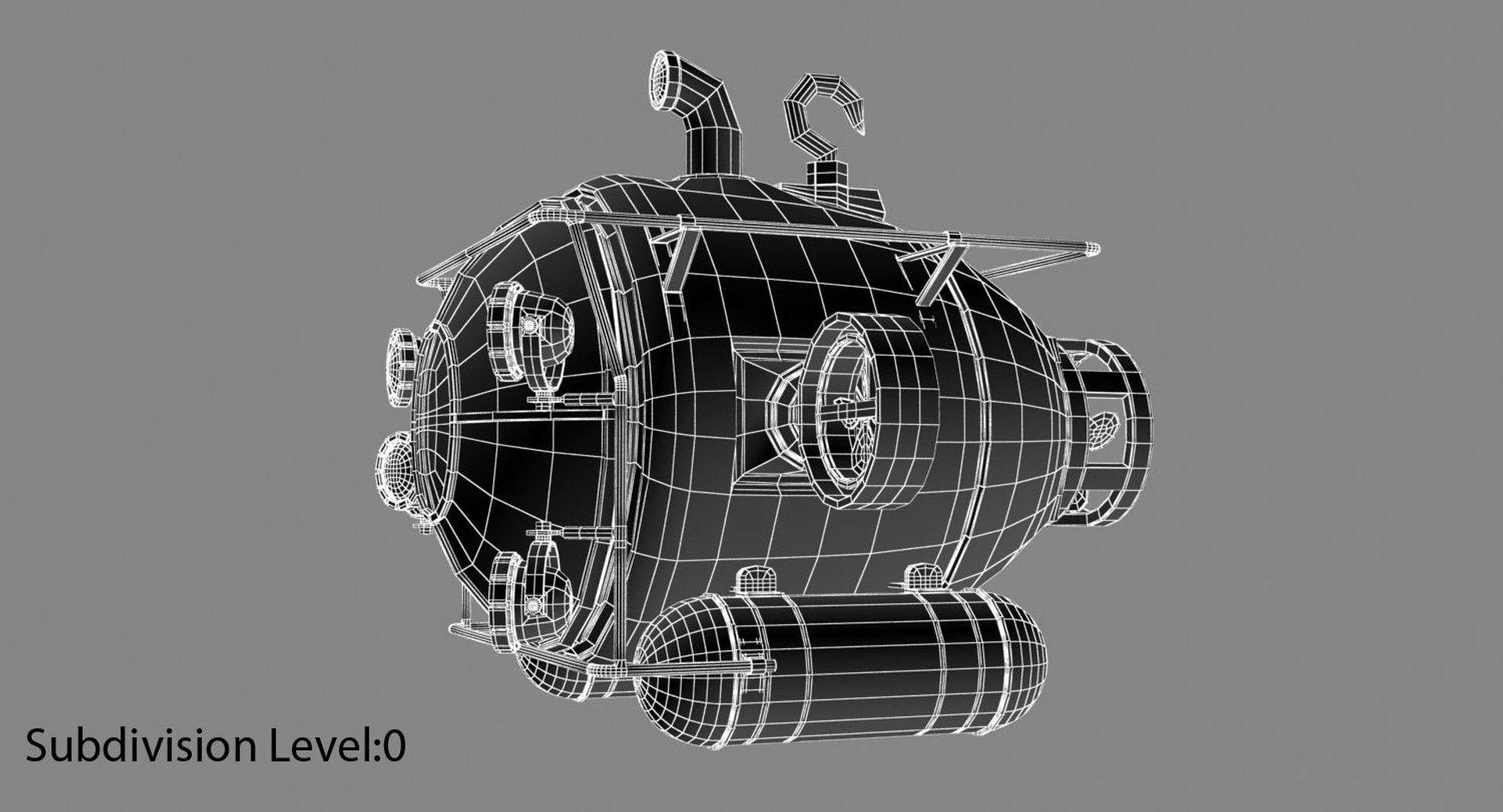 Submarine sub marine model - TurboSquid 1210462